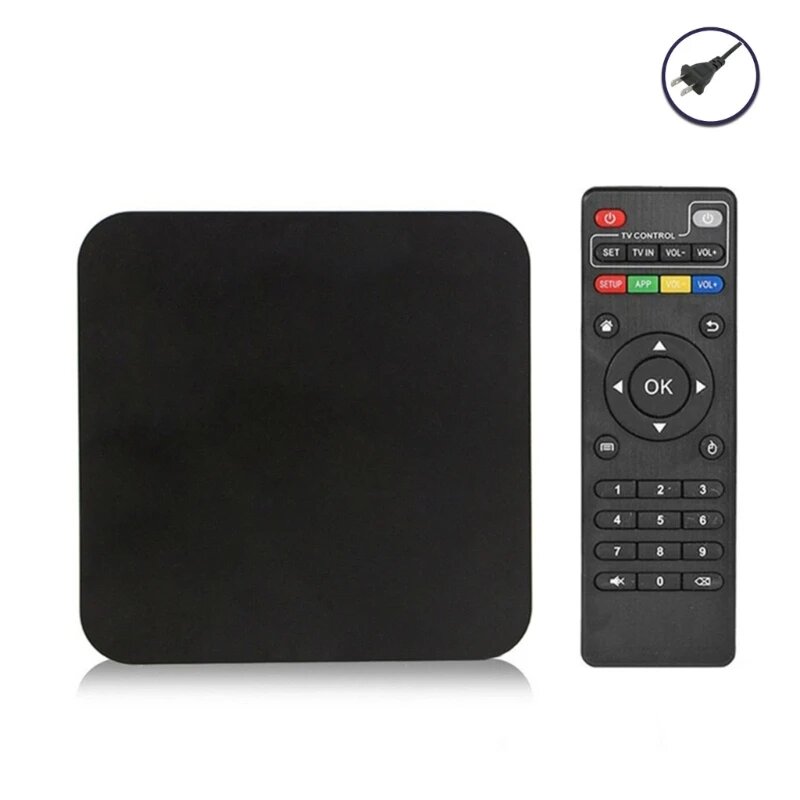 4K ТВ-приставка для Android 11,1 64 ГБ/128G Dual Wi-Fi 2,4G Smart TV Box Медиаплеер ТВ-приставка-приемник для домашних развлечений EU Plug, 8G 128GB