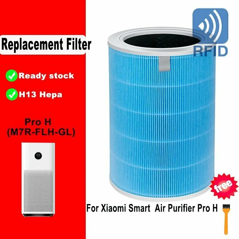 Очиститель воздуха Применяется к Фильтр воздушный для Mi Air Purifier Pro H c меткой RFID, HEPA H13 M7R-FLH-GL (BHR4282GL)