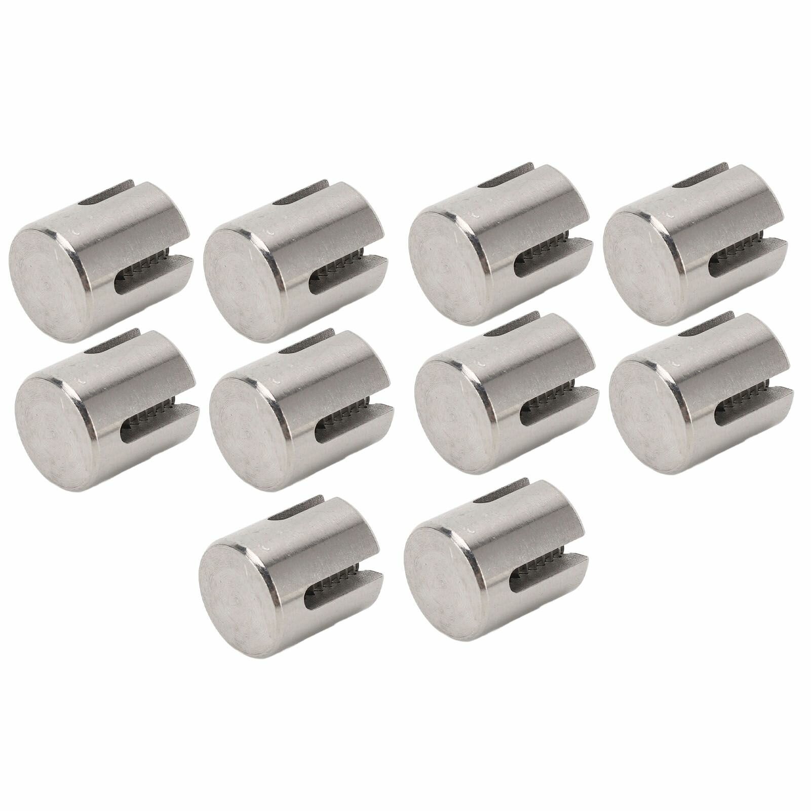 10 шт, зажимы для поперечного кабеля, перила из нержавеющей стали 316, зажимы для троса, аксессуары для настенной системы 3 мм