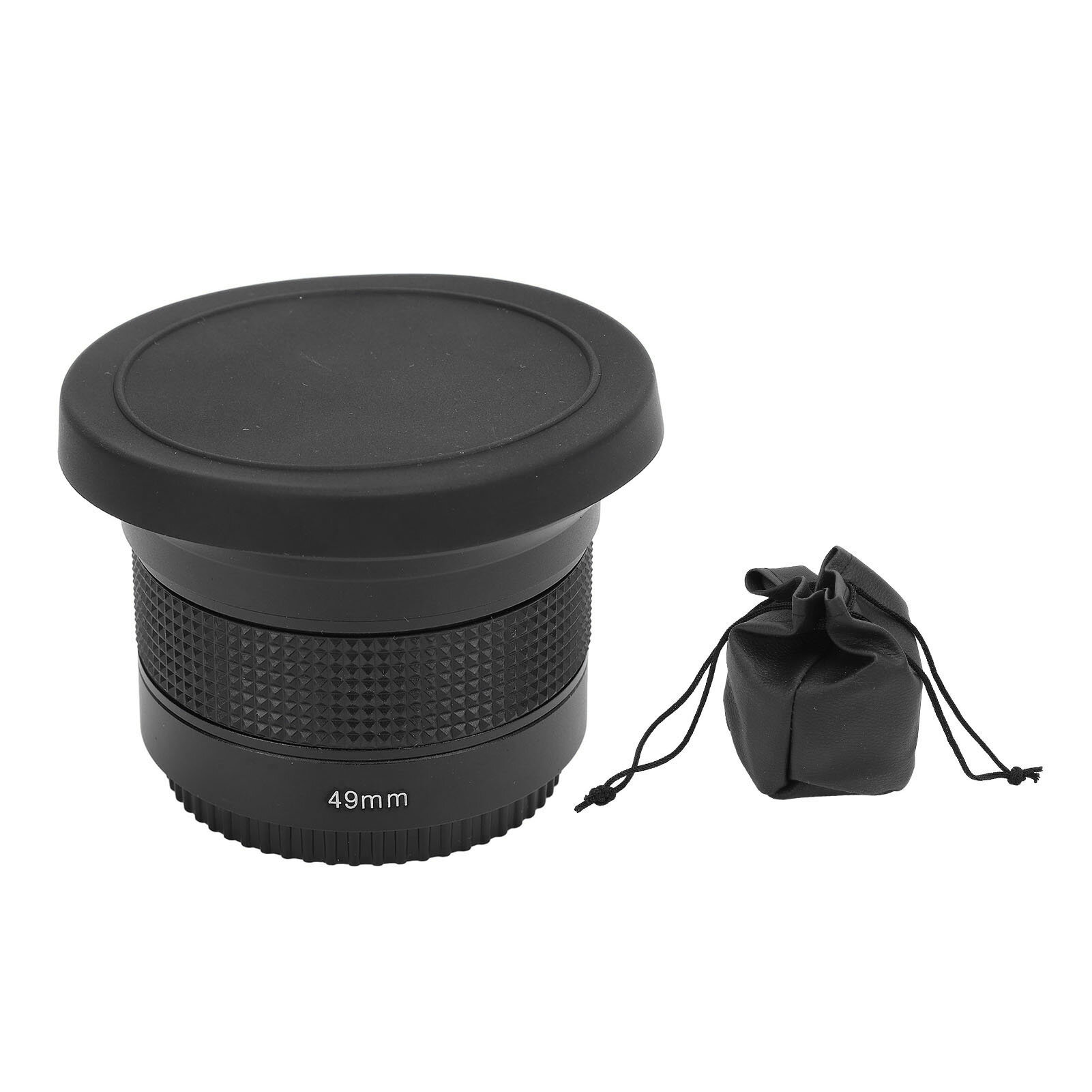 Линза Fisheye 0,35x Super Angle Panoramic Macro 2 в 1 съемный объектив, совместимый с 49 мм / 1,93 дюйма