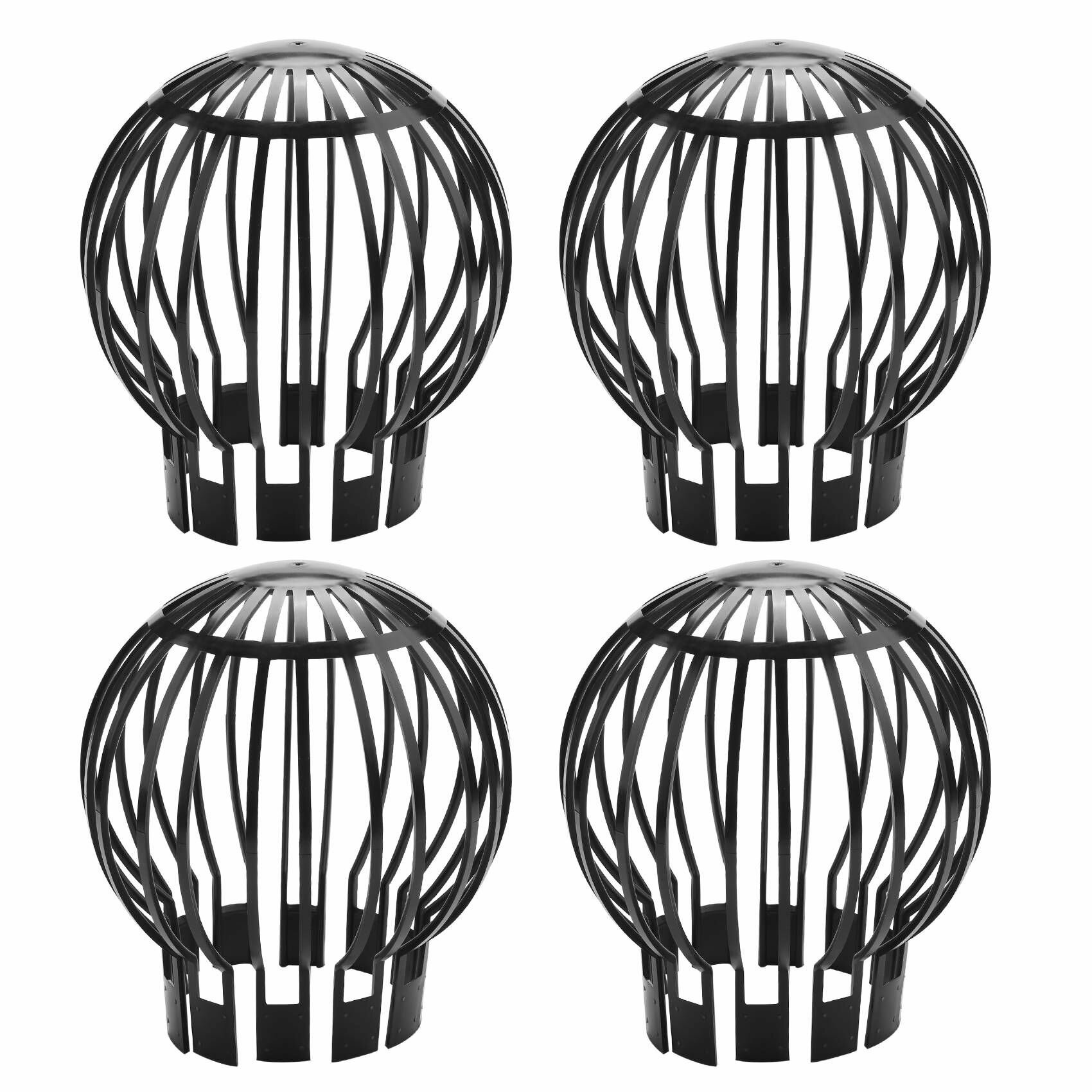 4шт. Защита водосточных труб, фильтр-сетка, предотвращающая засорение труб листьями, ветками, мхом с крыши