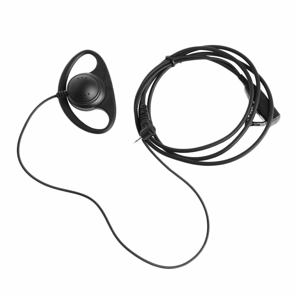 Наушник D-типа, гарнитура с микрофоном PTT для рации Motorola Talkabout, 2,5 мм, 1-контактный