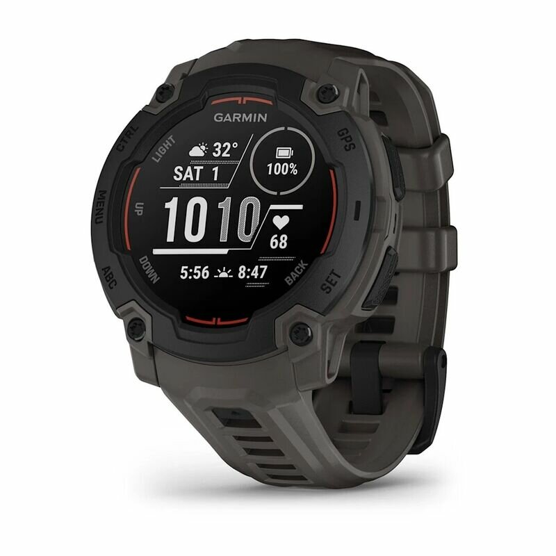 Смарт-часы Garmin Instinct E - 45 mm Black Charcoal (010-02933-00)