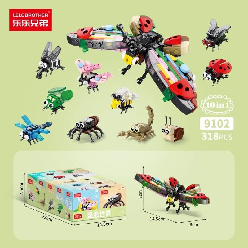 Братья Леле Юрский Тромбозавр Тератопс Тератопс Рекс Птерозавр анкилозавр Стегозавр Каннозавр Собранная модель Lele