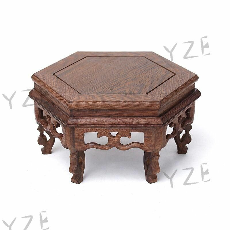 Декоративный деревянный вазон для центральных элементов стола, подставка для растений, фигурок, бонсайPD