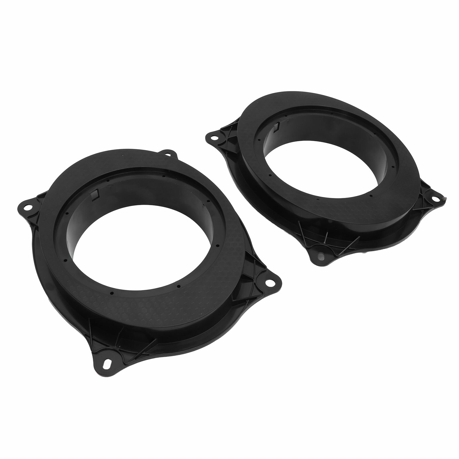 Шт. 6,5-дюймовый черный адаптер для дверного динамика, проставочные кольца с 2 сменными жгутами проводов для Corolla Levin 8X10