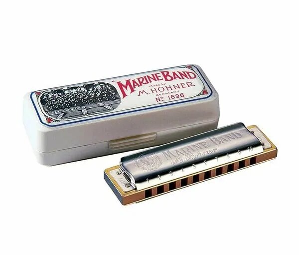 Губная гармошка HOHNER MARINE BAND 1896 C BOX M1896017