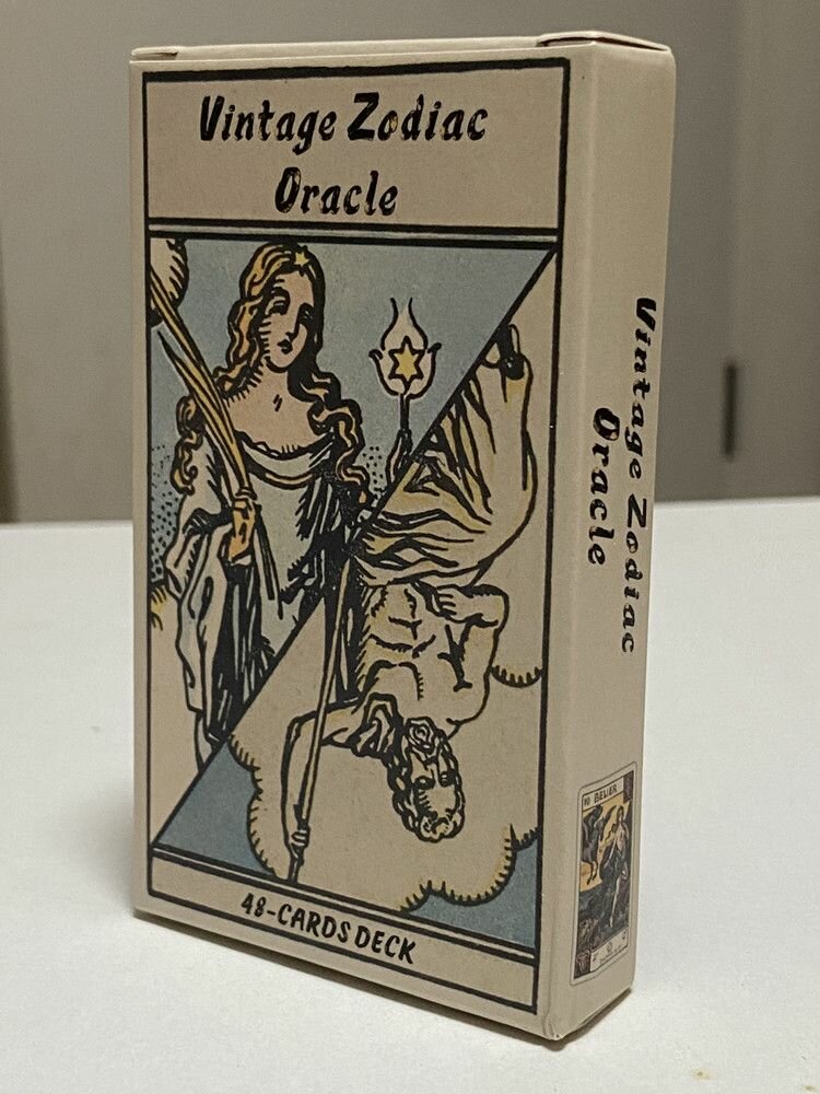 Старинные карты Зодиакального оракула, Английская версия гадания на картах оракула