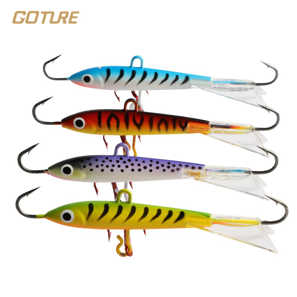 Goture набор блесен для зимней рыбалки 4 штуки 88mm 18g-4pcs