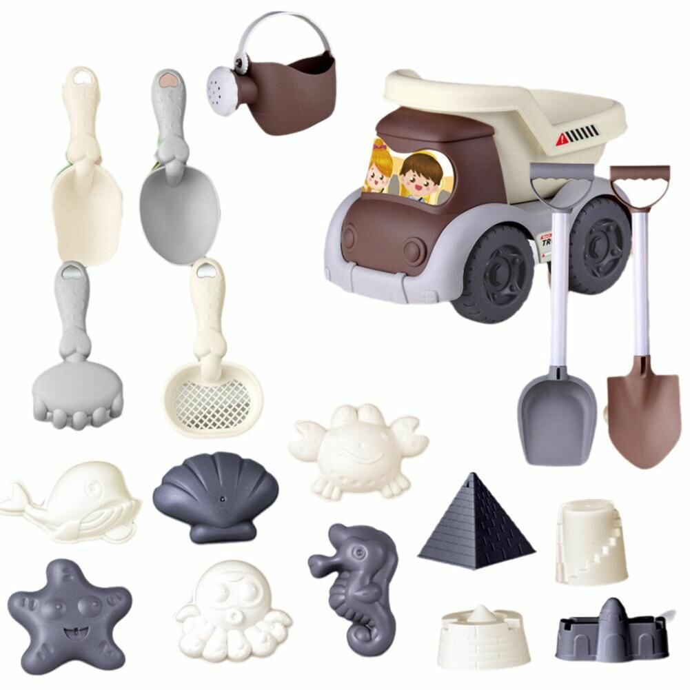 Набор для песочницы детский игрушки и формочки в песочницу, автомобиль-самосвал