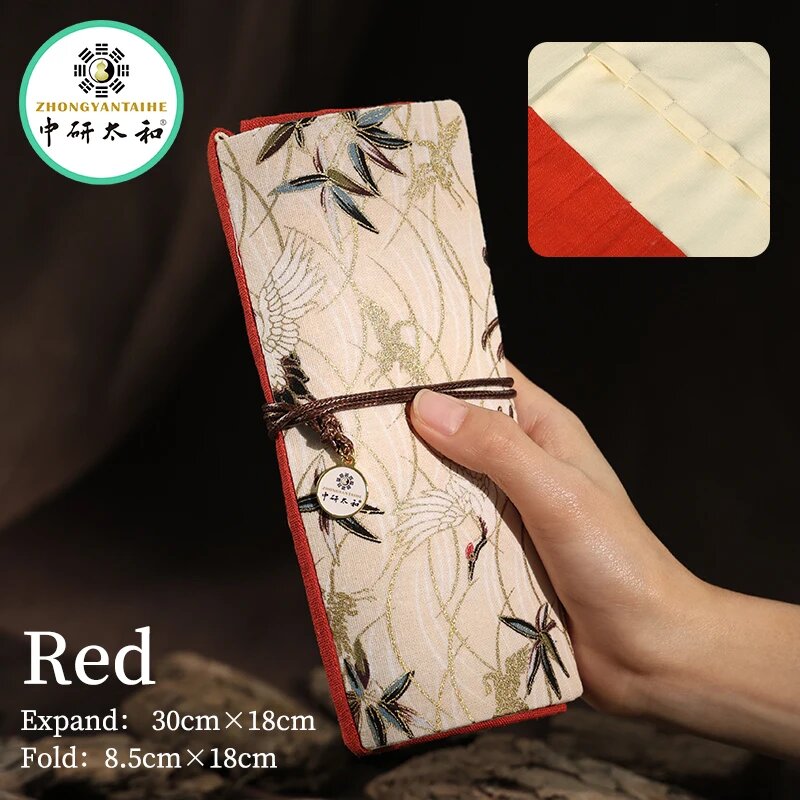 Китаецкая винтажная сумочка для карт, RED