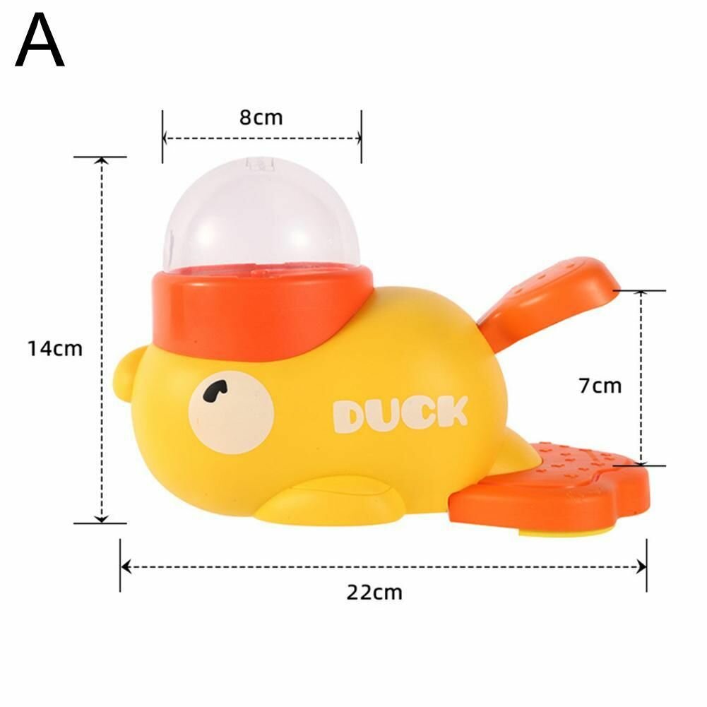 Интерактивная кормушка для питомцев в виде утки - обучающая игрушка, безопасный материал, легкая очистка- Обучение, Игра, Внутреннее/внешнее использование