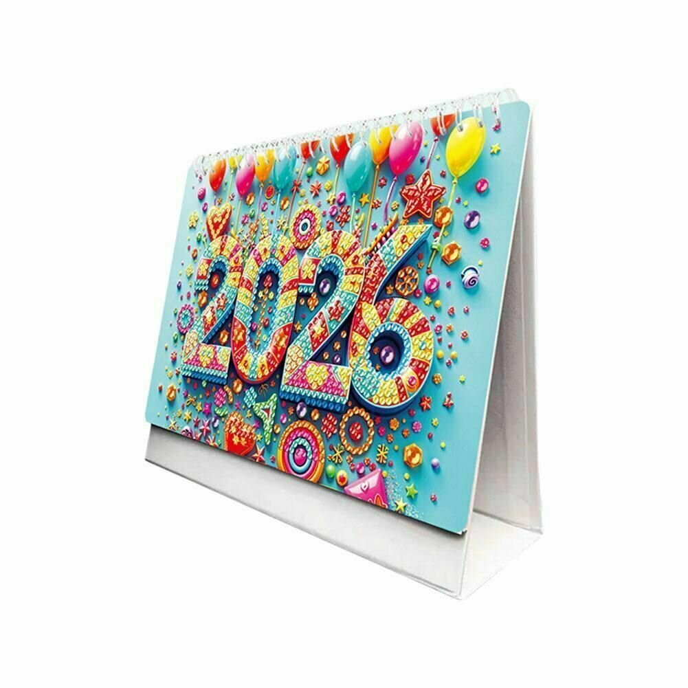 Календарь с алмазной вышивкой, DIY набор 12 шт, календарь с детскими мультипликационными персонажами