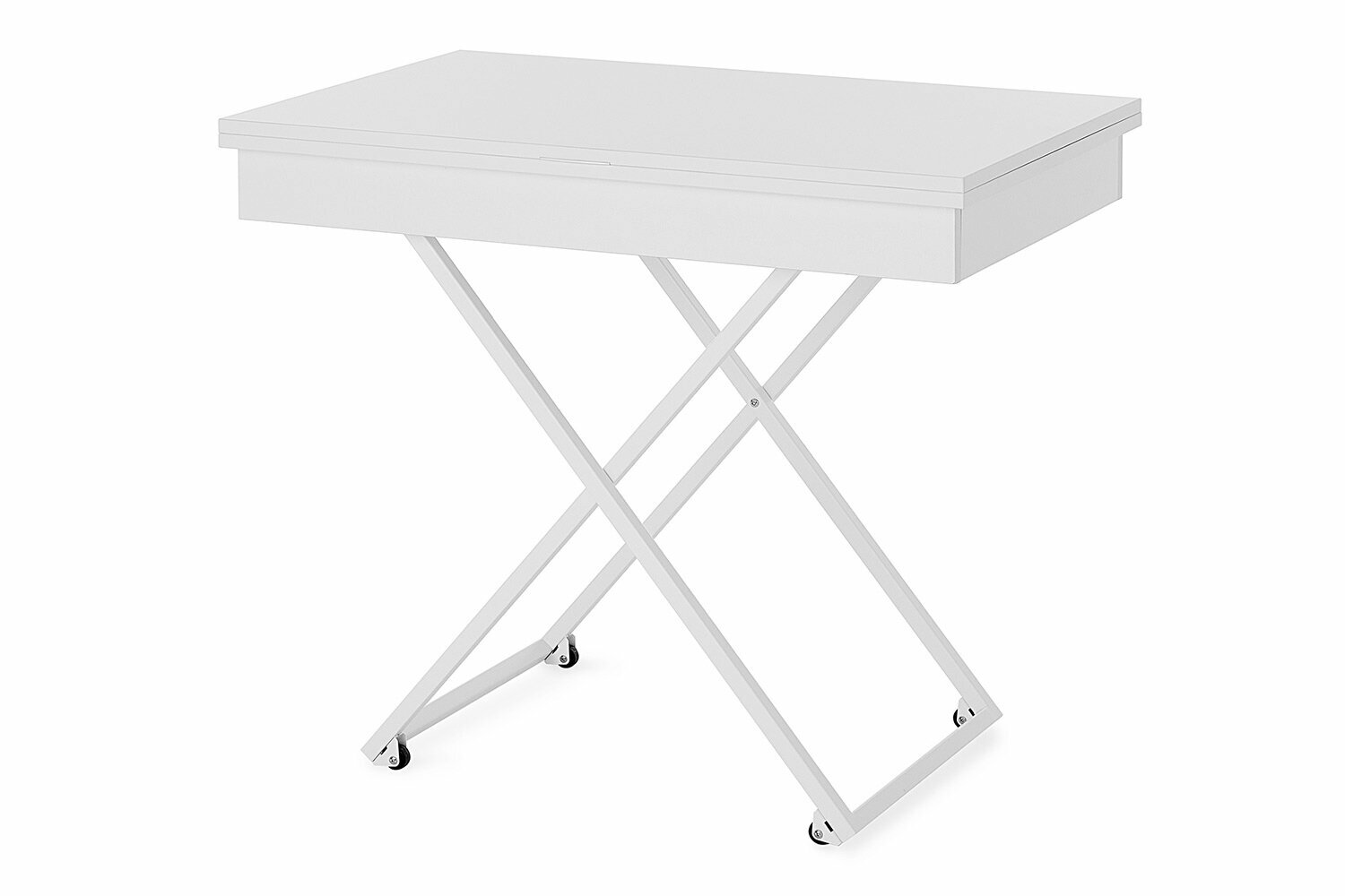 Стол универсальный Калифорния мебель Андрэ Loft, 85(110)х40х55 см, цвет белый