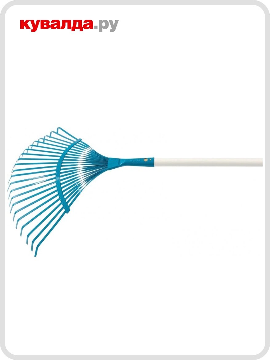 Грабли веерные PALISAD LUXE 617885 стальные, 430х1550 мм, 22 плоских зуба, лакированн