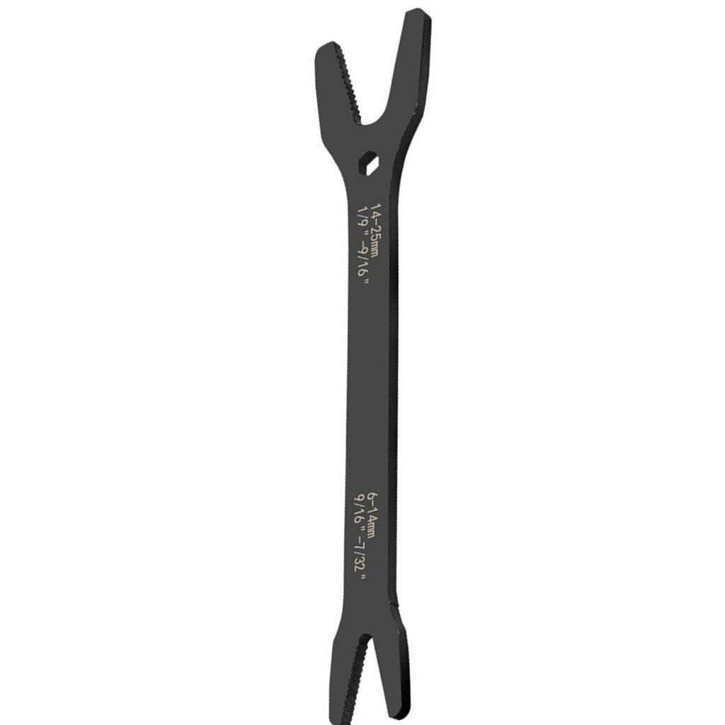 Формованный двусторонний универсальный ключ - Y-образный черный