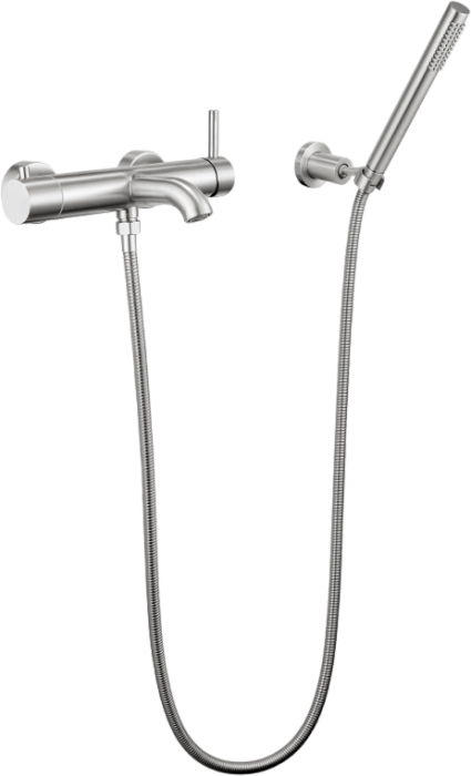 Смеситель для ванны с душем Milacio Ultra MCU.350. SS нержавеющая сталь