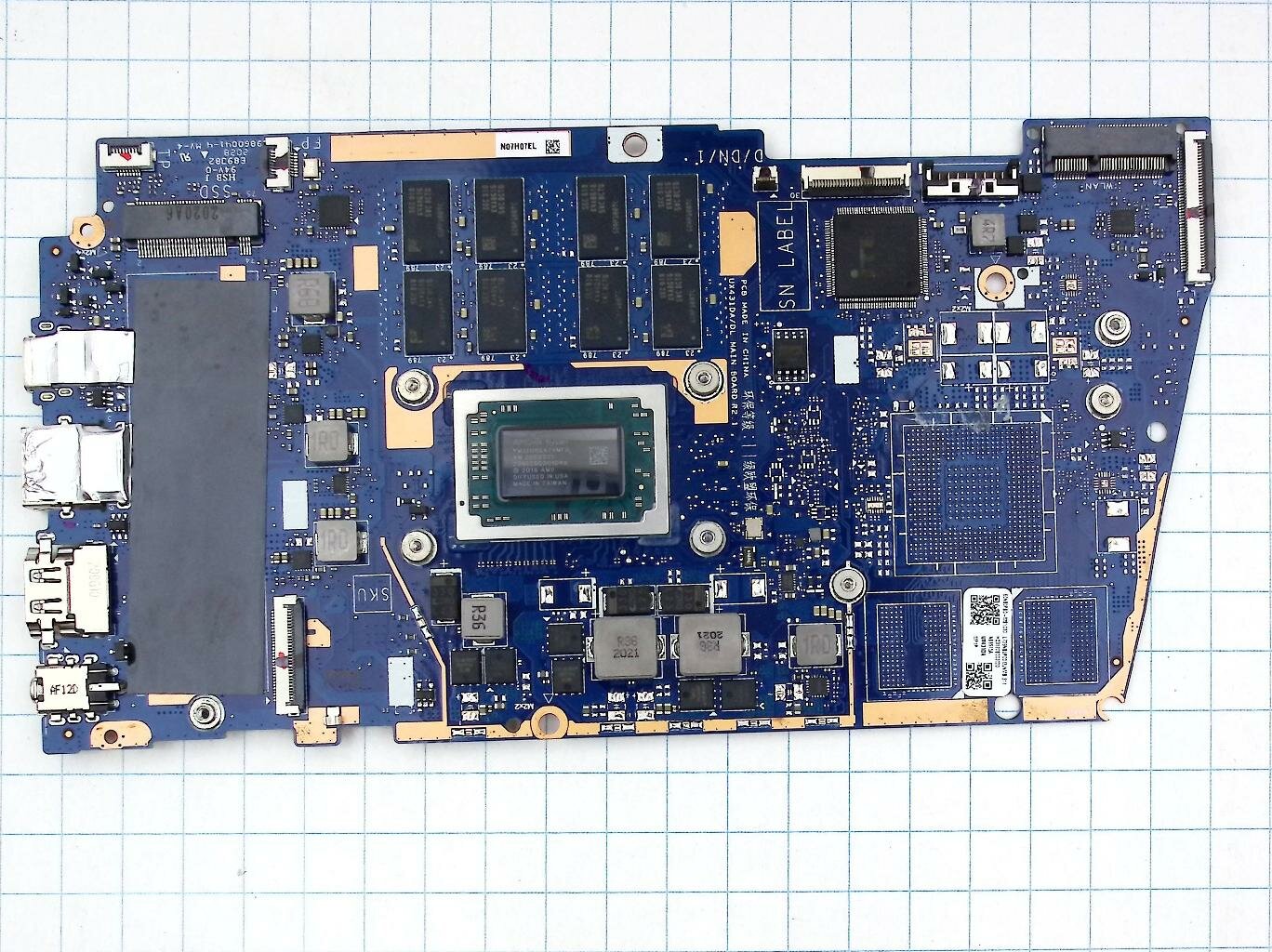 Материнская плата ASUS UX431DA UMA, R5 3500U под восстановление (040025)