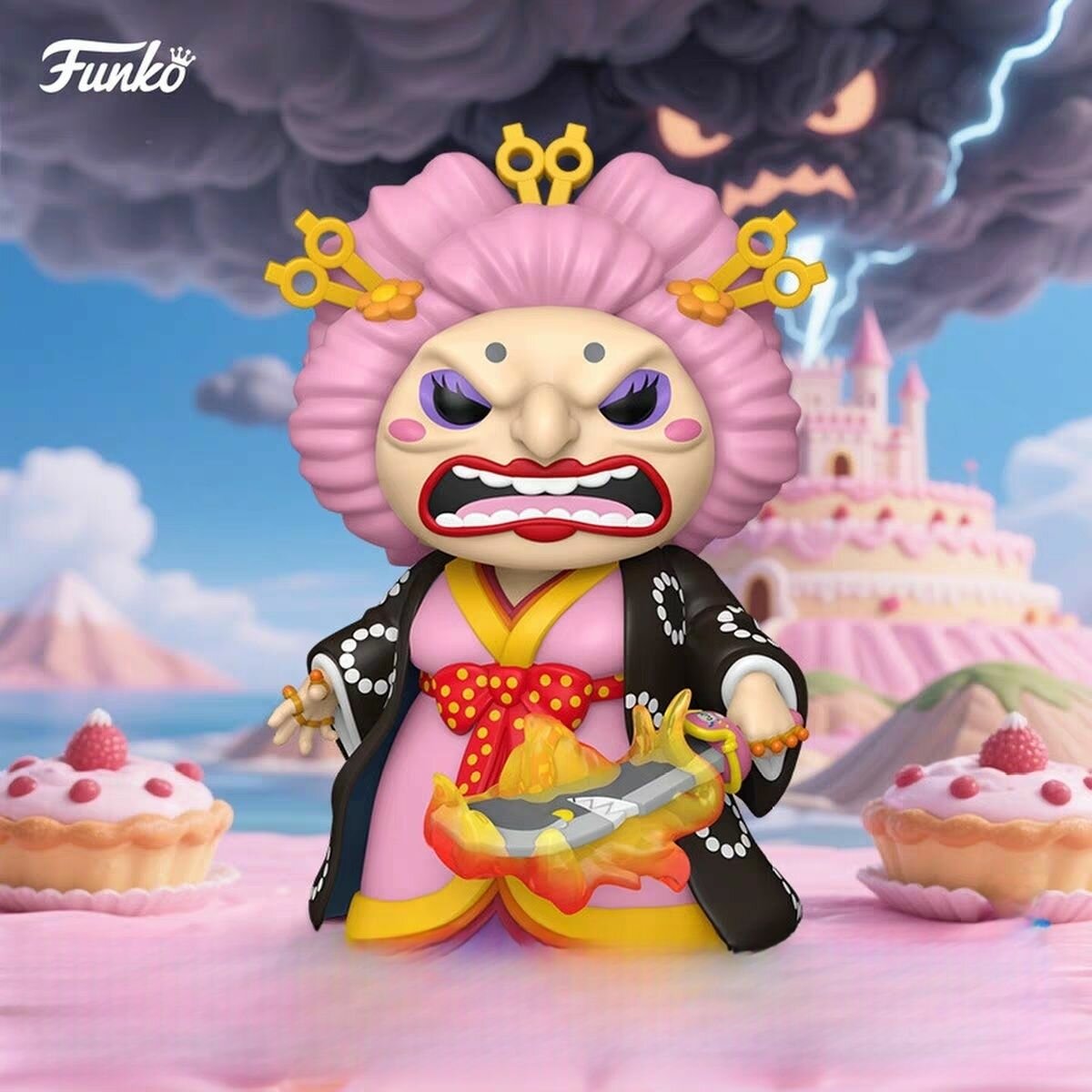 Игрушка Pop Super: Ван Пис Биг Мом, пластик, интерактивная, высота 11 см