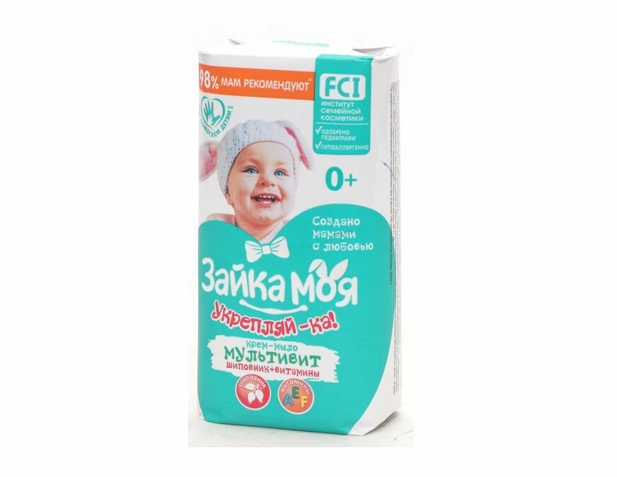 Весна Мыло-крем Зайка моя Укрепляй-ка 90 гр