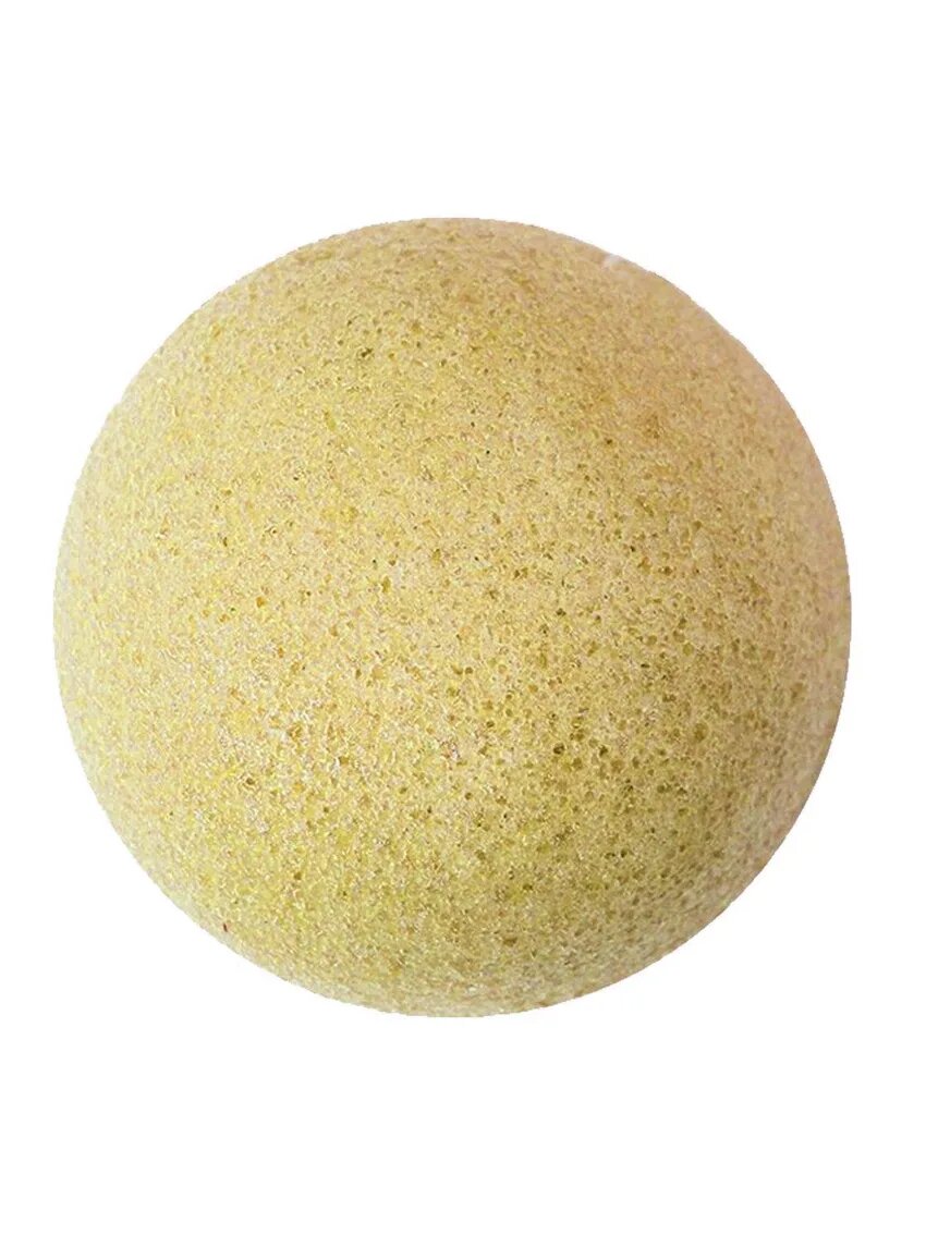 Спонж конняку для умывания от Gessie жёлтый цвет