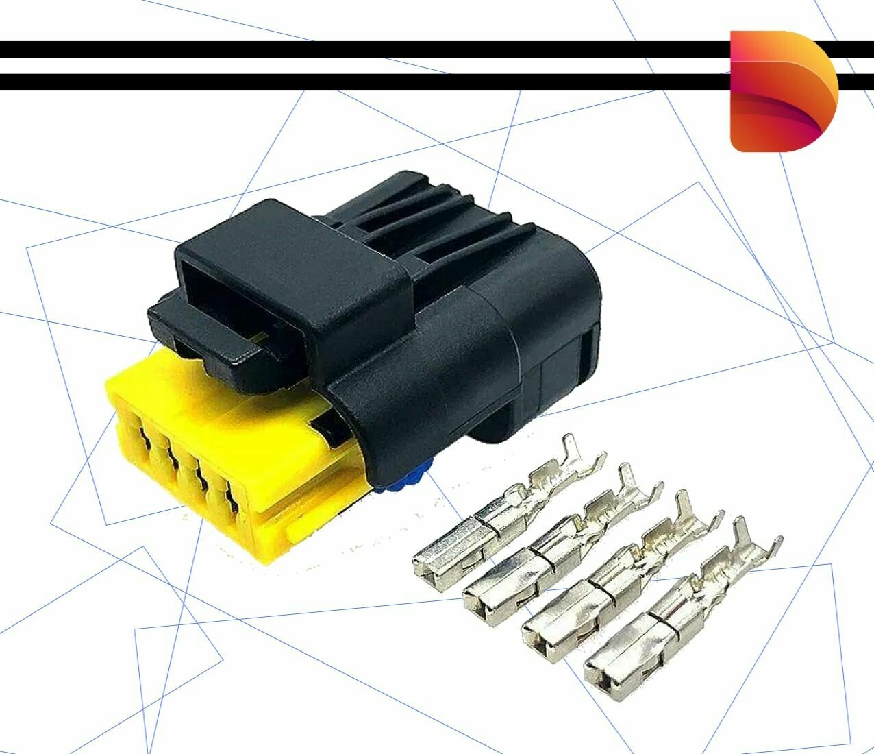 Разъем топливного насоса и заднего фонаря (мама) для Renault, Citroen, Peugeot, Nissan, Fiat
