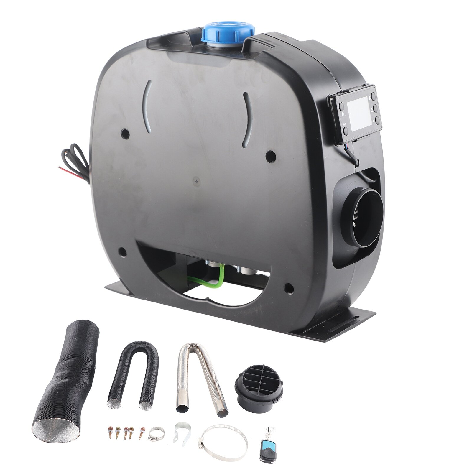 Автономный дизельный воздушный отопитель для авто, грузовика, лодки, черный