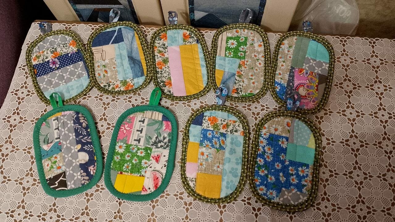 Прихватка под горячее 3 шт