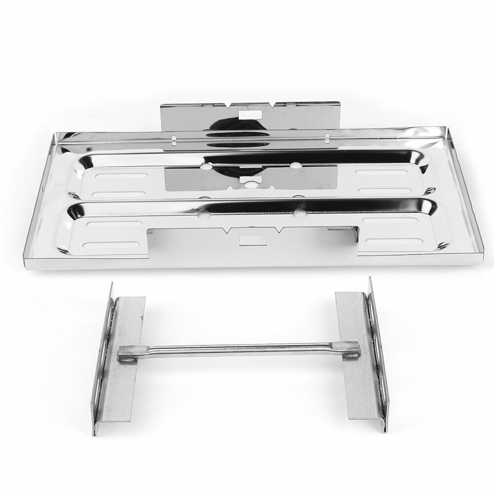 Универсальный держатель для аккумулятора из нержавеющей стали с полировкой, комплект крепления 7 1/2 x 13 1/4 дюйма