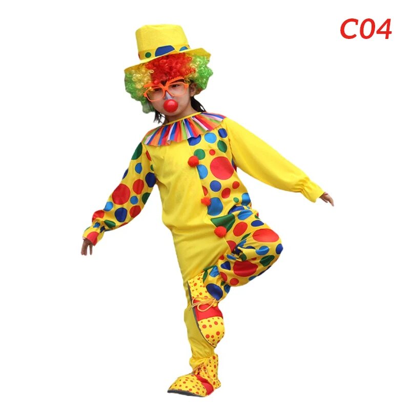 Детский костюм клоуна из полиэстера S, C