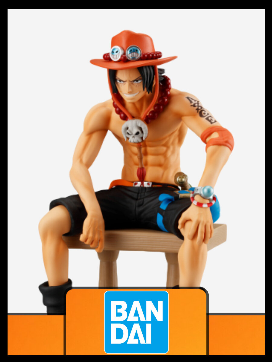 Оригинальная фигурка Portgas D. Ace от Bandai Spirits из аниме One Piece / Портгас Д. Эйс «Ван Пис» 17 см