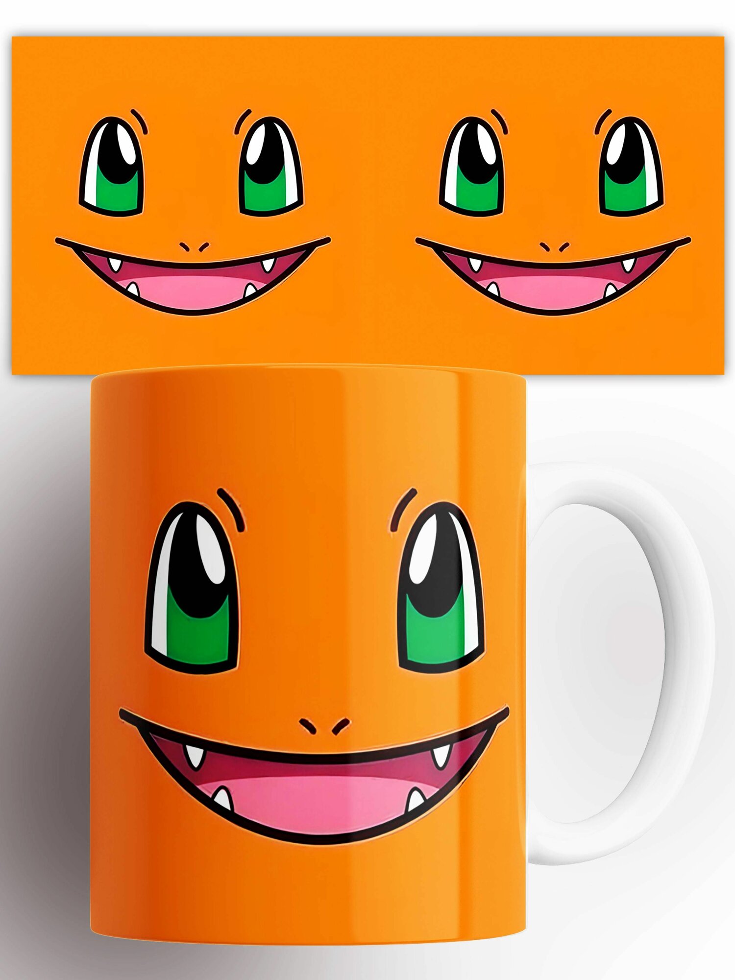 Кружка аниме Покемон Pokemon Чармандер 330 мл