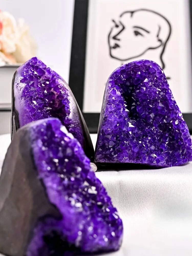 Натуральный декоративный кристалл Энергия/Лунный аметист/400-500 гр