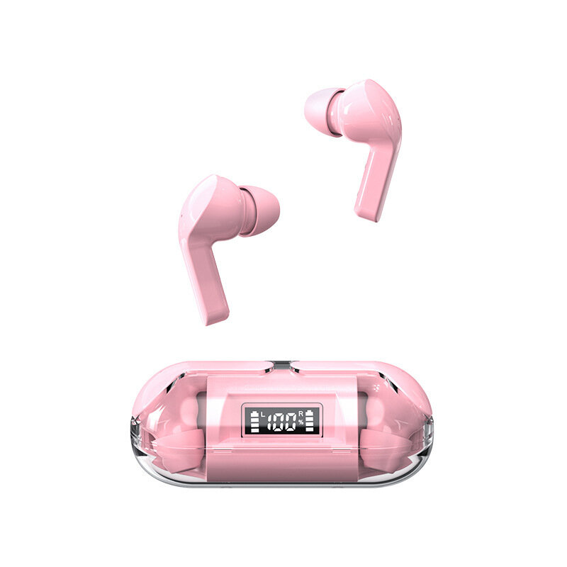 Беспроводные наушники-вкладыши X-IT AZOR100201036, pink, активное шумоподавление, до 40 часов работы