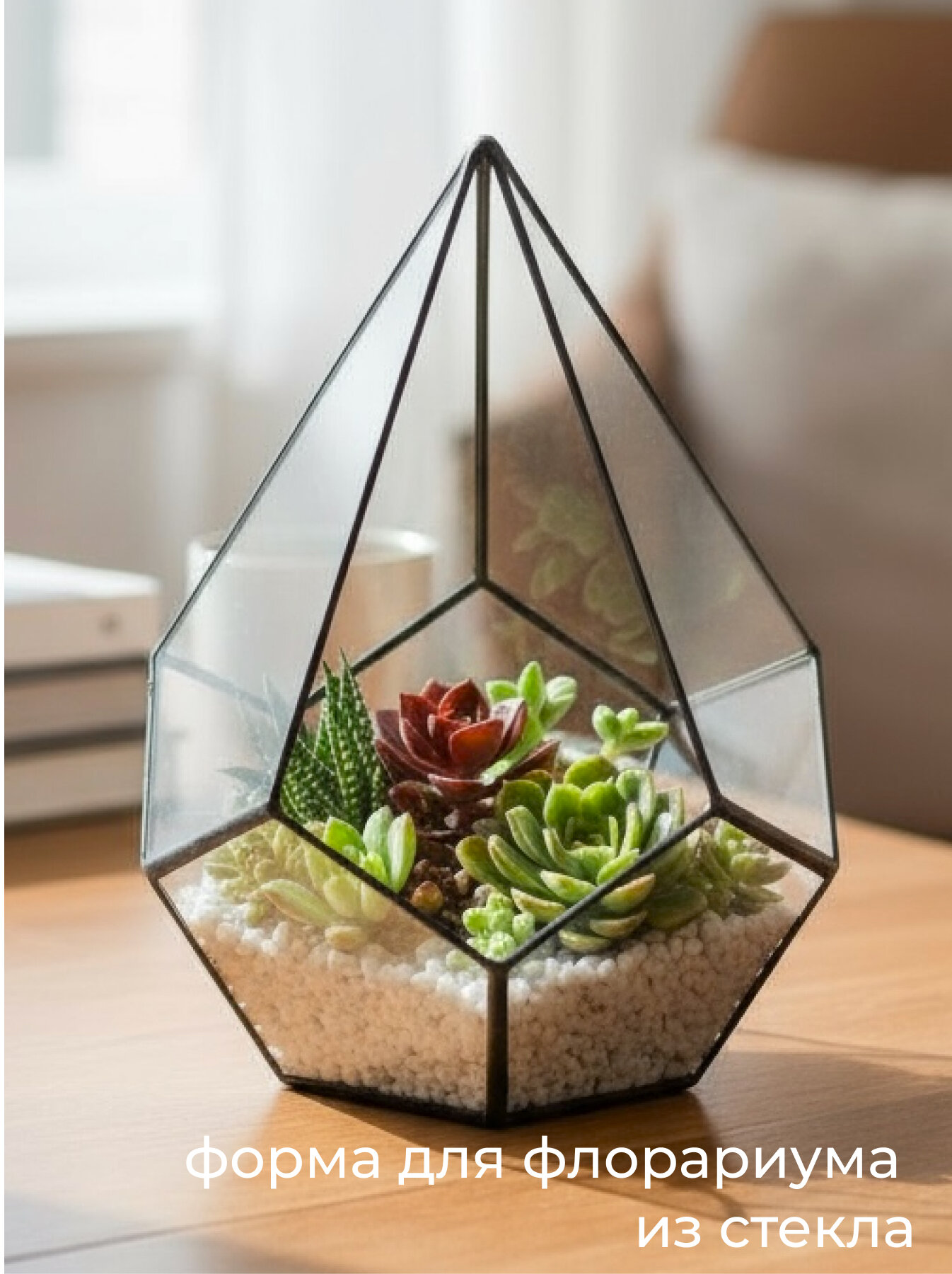 Флорариум стеклянный Капля 20