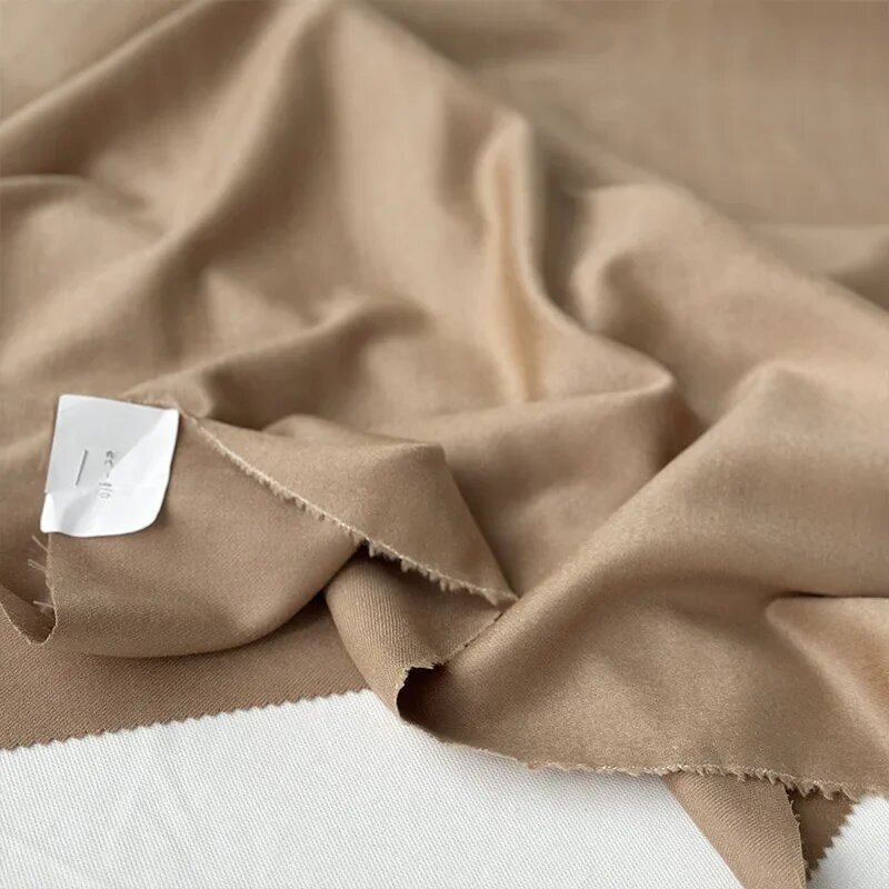 Ткань камвольного кашемира 320 г/м бежевого цвета Бежевый, Camel