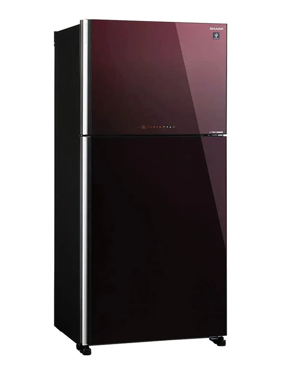 Холодильник Sharp SJXG60PGRD cherry, No Frost, 600 л, инверторный, красный