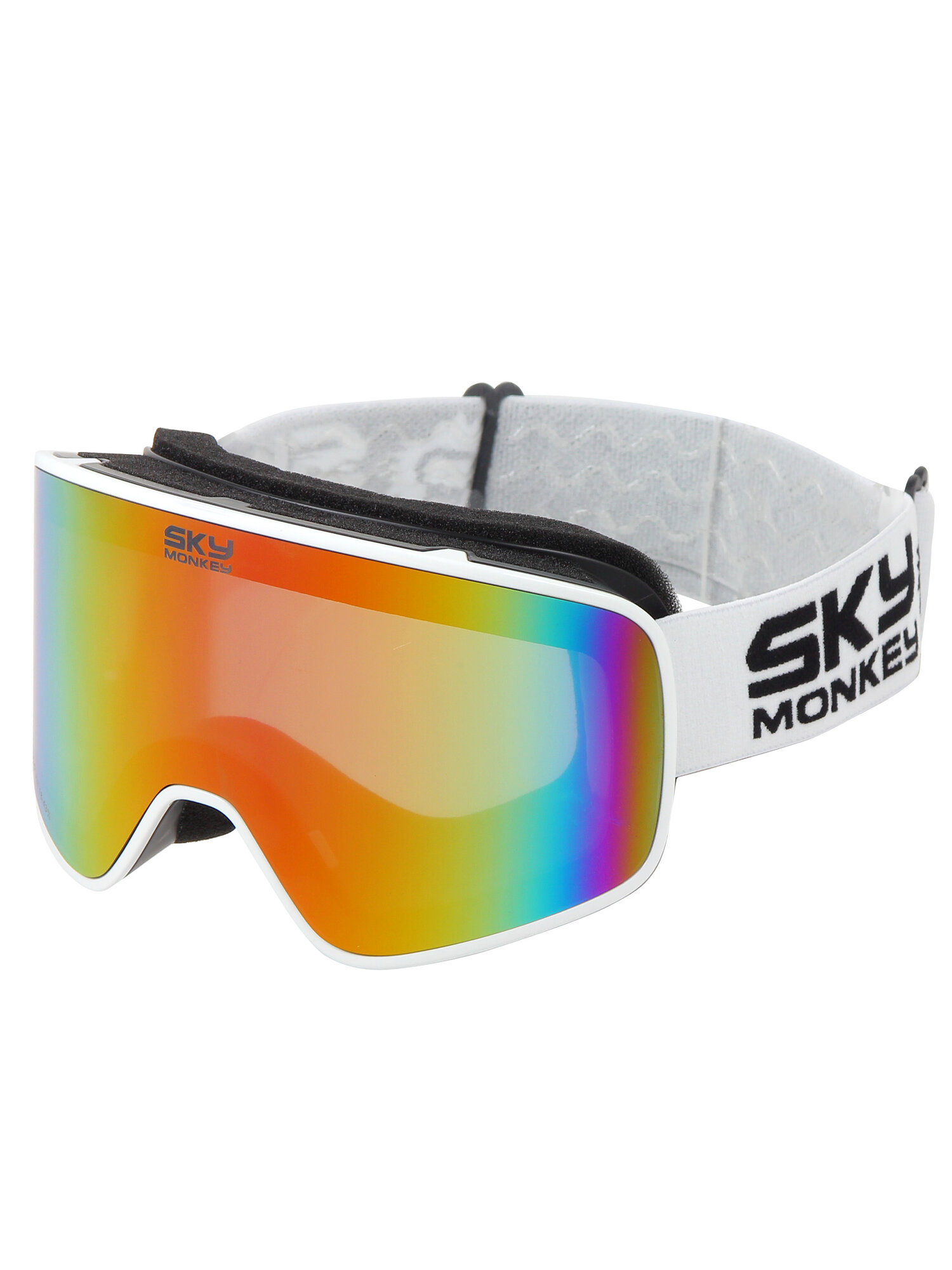Очки горнолыжные Sky Monkey SR44 RV WH, двойные линзы, UV400