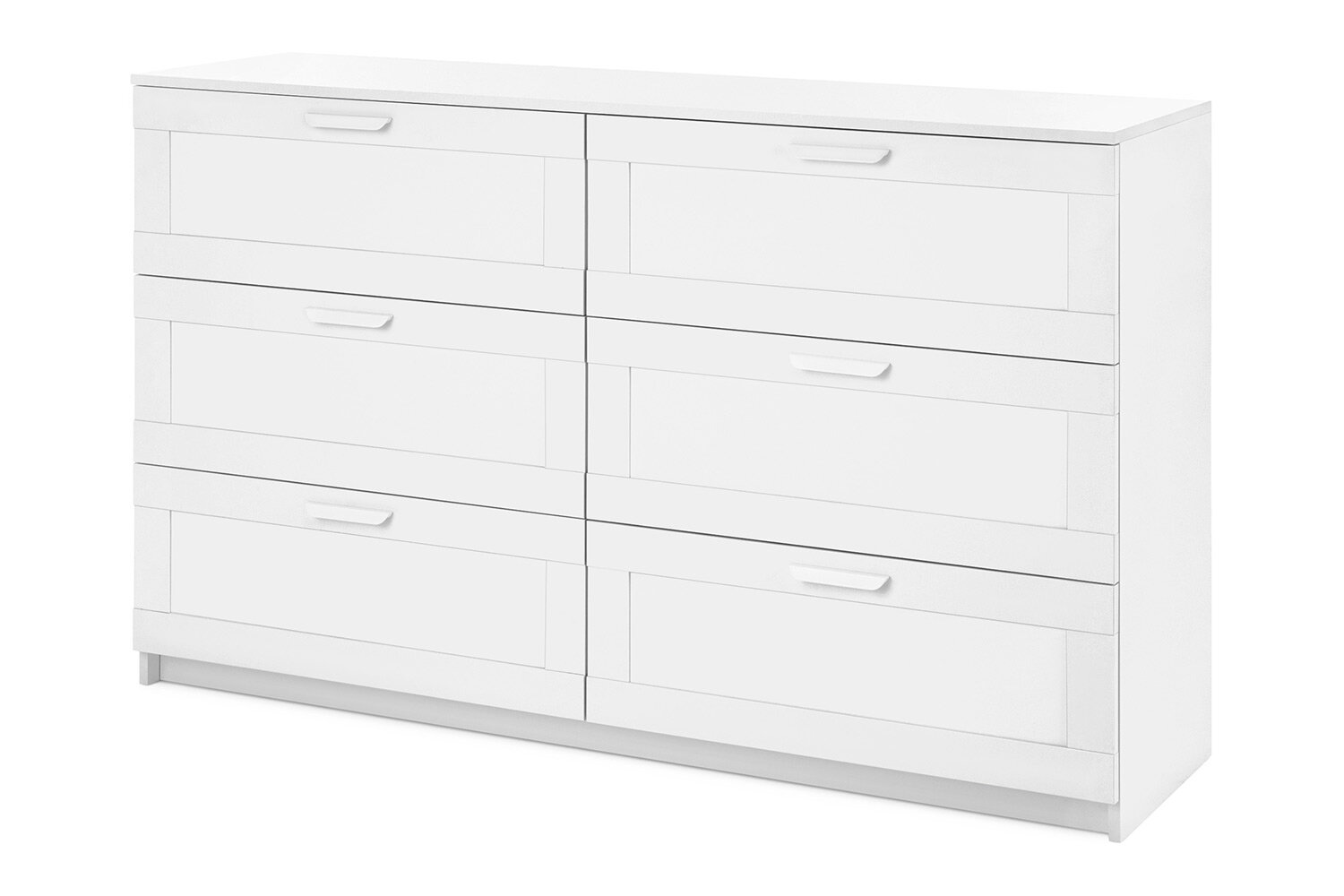 Комод напольный Hoff Скаген, 155,8х95х42,2 см, корпус ЛДСП, МДФ, цвет белый