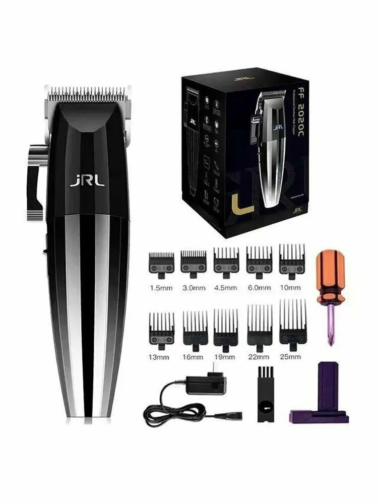 JRL Professional Машинка для стрижки 2020C, белый, черный