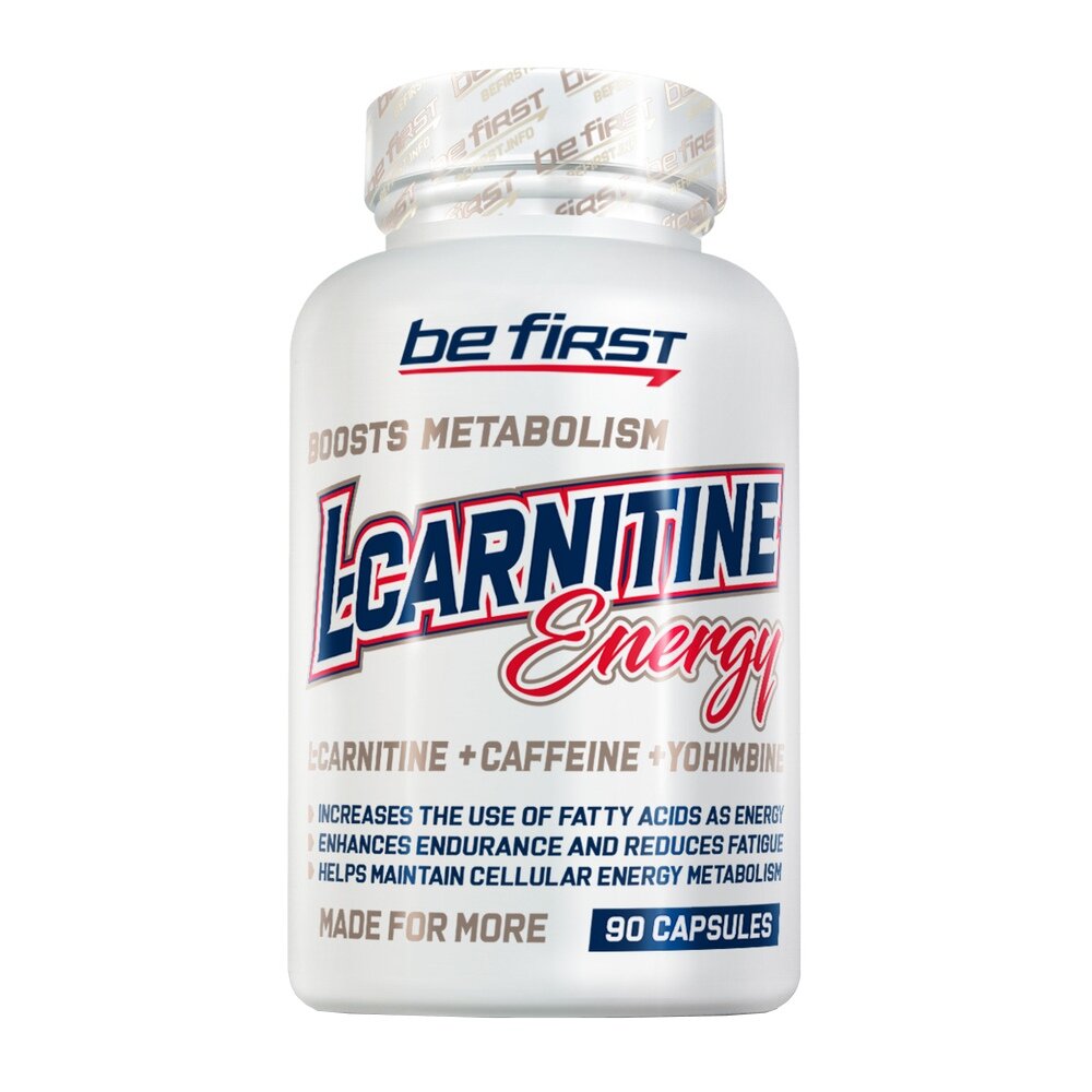 Л-Карнитин Be First L-Carnitine Energy, 90 капсул