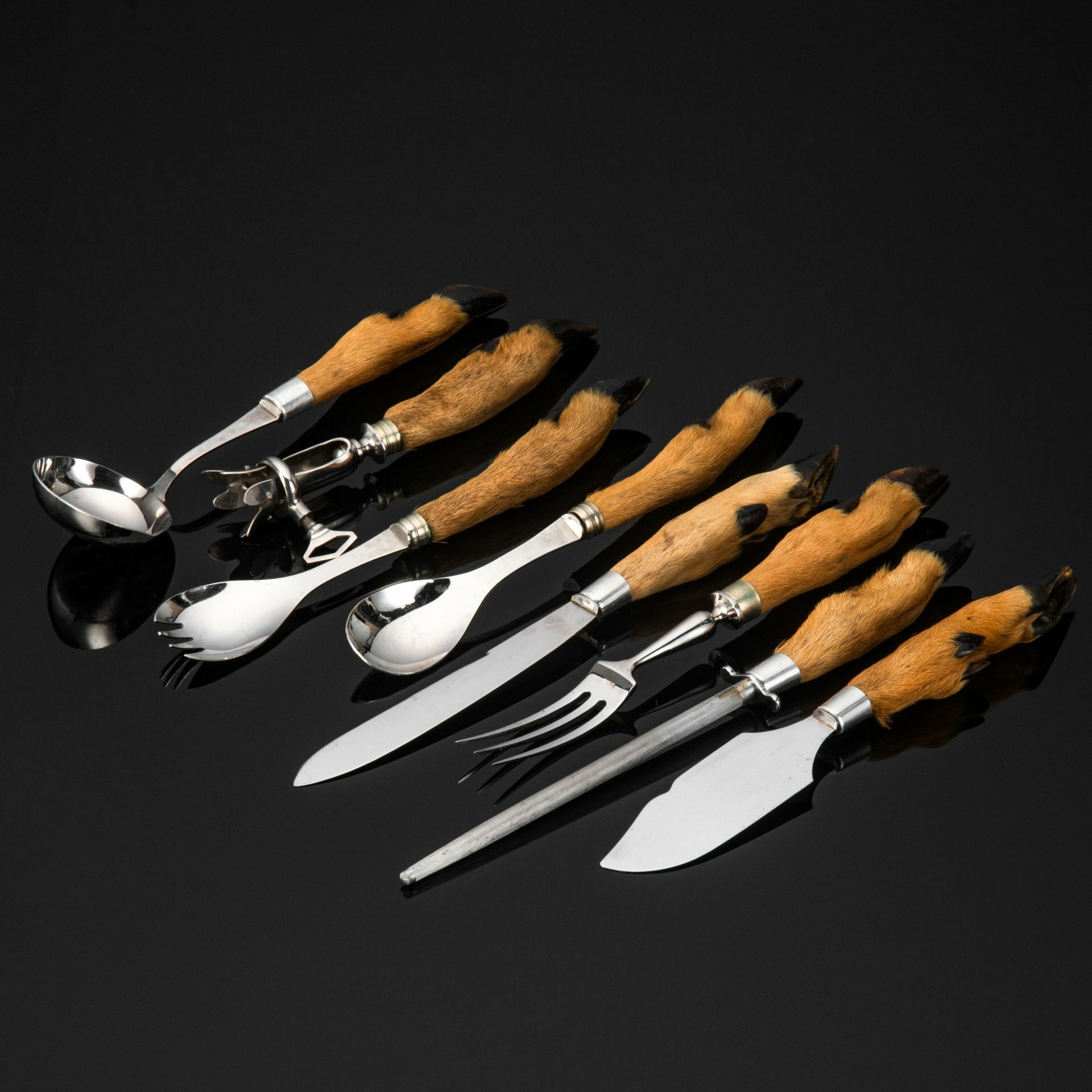 Набор столовых приборов для сервировки "Охота" (8 шт.), Inox, металл