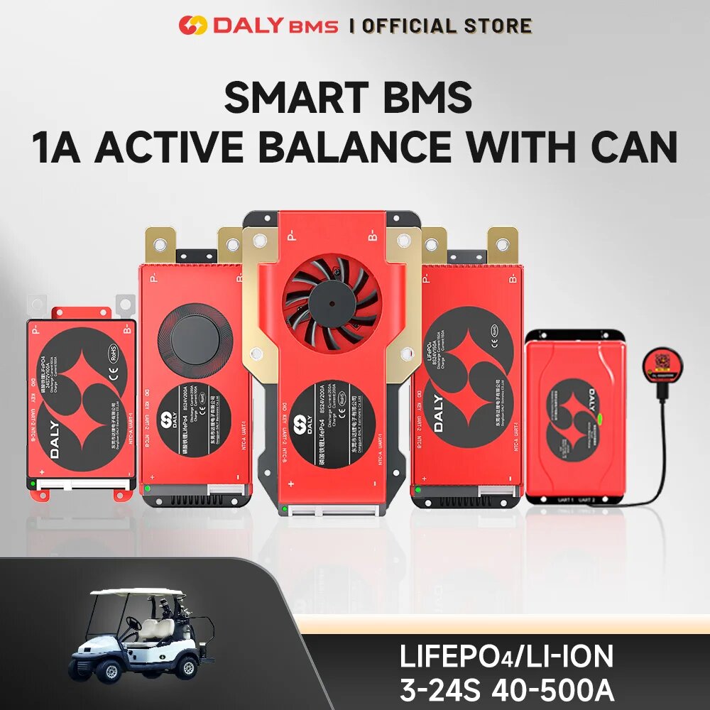 Daly BMS 7S 24V 40A Smart Active Balancer — фото 1