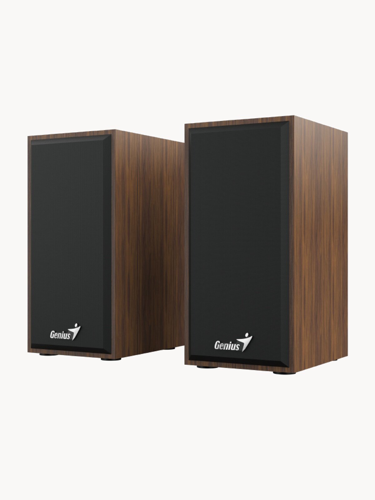 Компьютерные колонки Genius "SP-HF180", дерево, 1 полоса, 6Вт, 70дБ, 150Гц-20кГц, коричневые