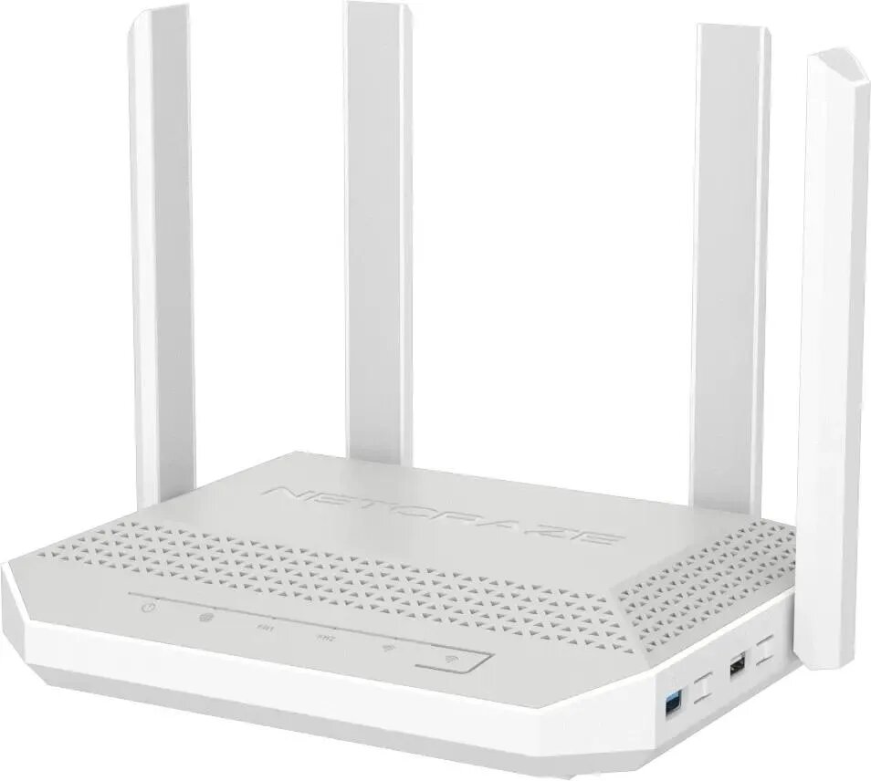 Wi-Fi роутер Keenetic Netcraze Giga (NC-1012 ) 802.11ax Wi-Fi 6 белый
