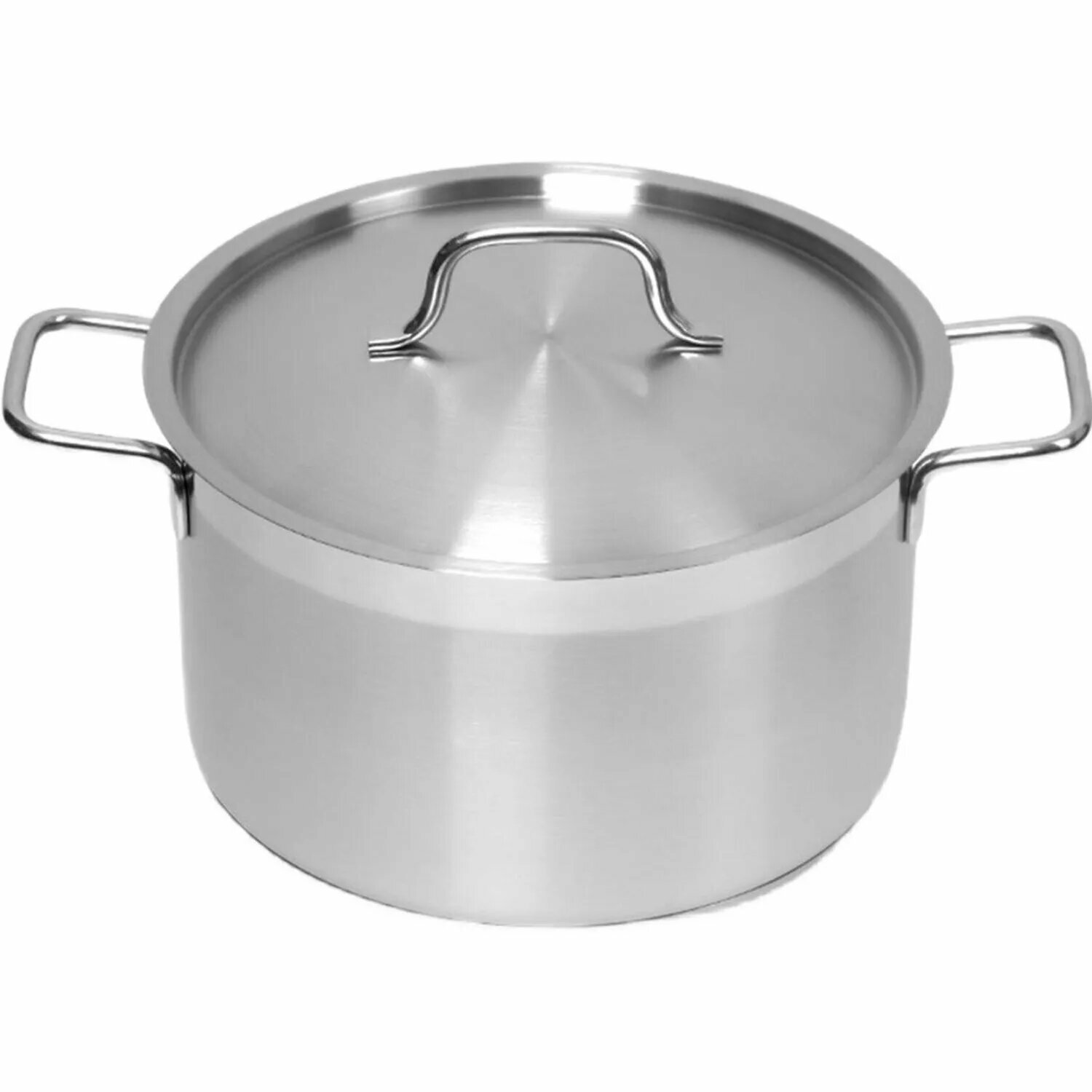 Кастрюля 5л нерж. тройное дно d=235 h=130, с кр, серияSatin LUXSTAHL кт3156