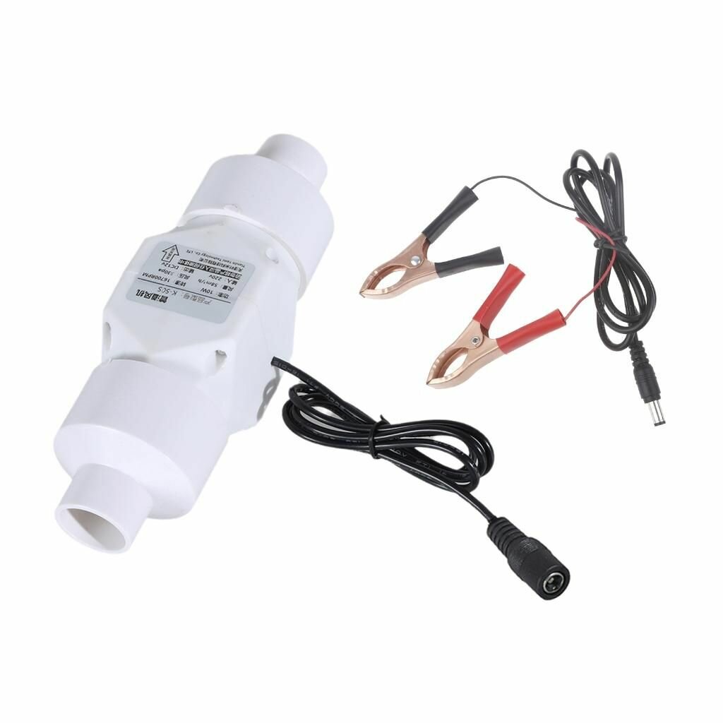 Наружный диаметр 50 мм12 В канальный вентилятор вытяжной + зажим для аккумулятора линия питания-25 мм