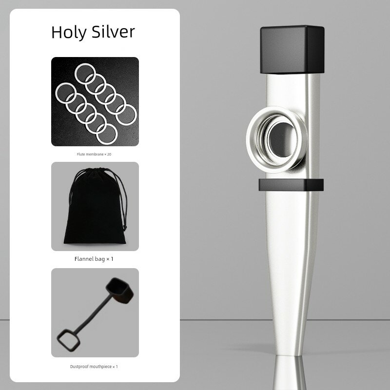 Профессиональный святой серебряный металлический козуна с 20 мембранами, продвинутая музыкальная игрушка для детей