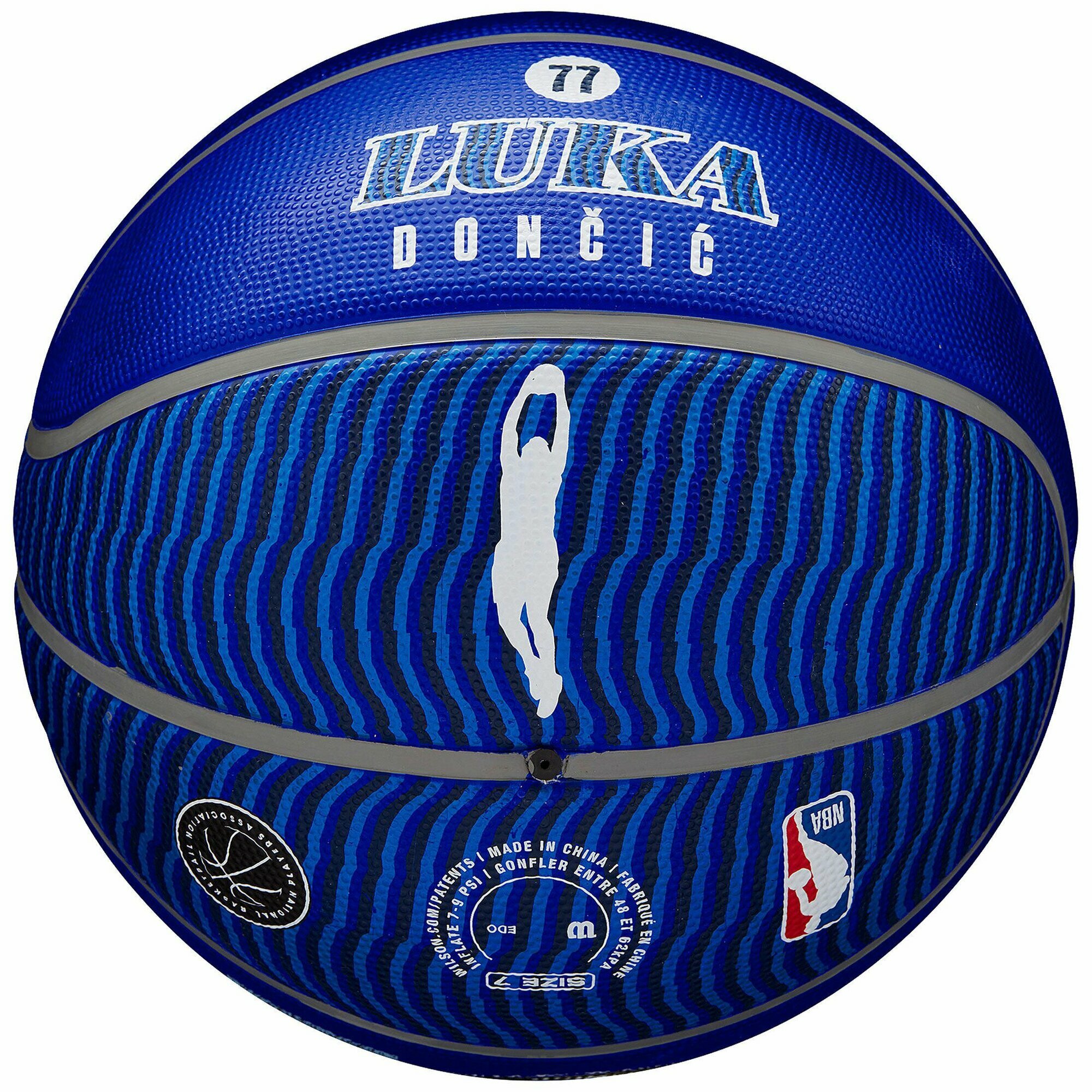 Decathlon Баскетбольный мяч Wilson NBA Player Icon Luka Doncic Outdoor, размер 7 - 7