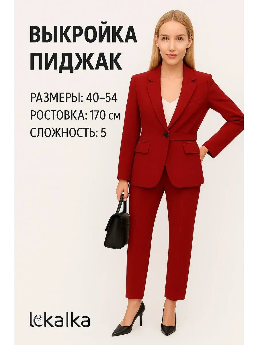 Выкройка пиджак оверсайз